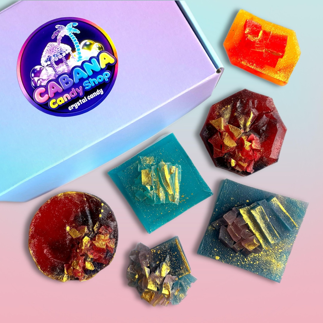 Crystal Candy - 6 Piece Edible Crystals Variety Box - Etsy.de