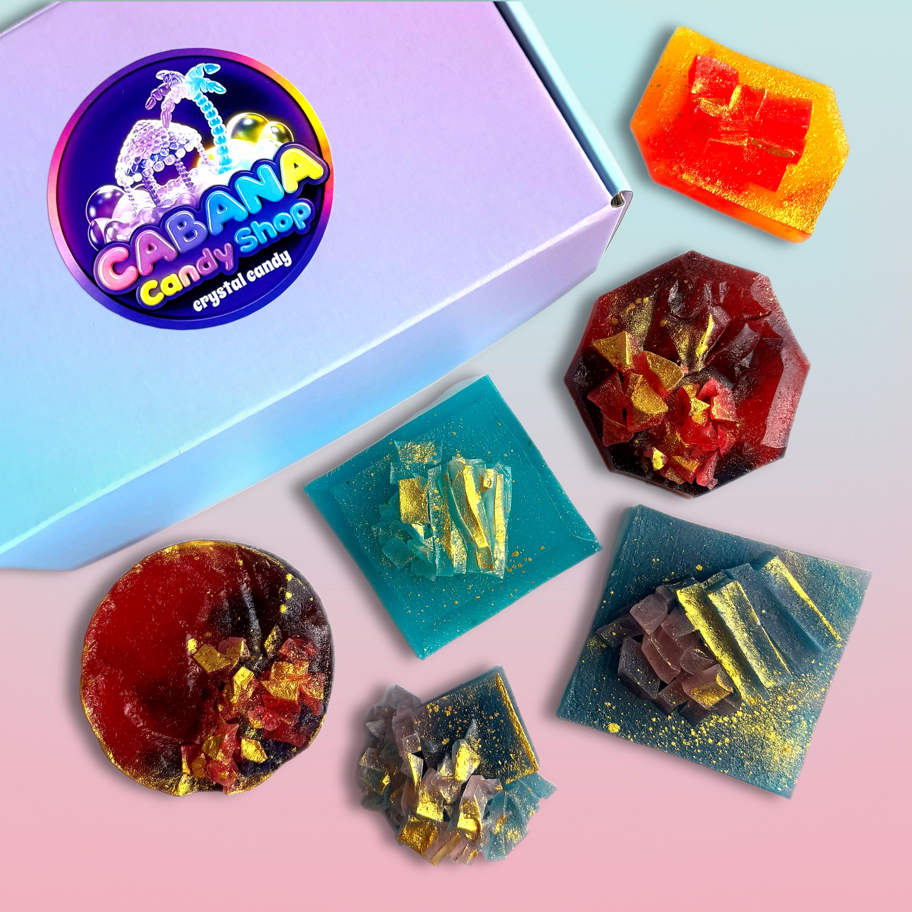 Crystal Candy - 6 Piece Edible Crystals Variety Box - Etsy