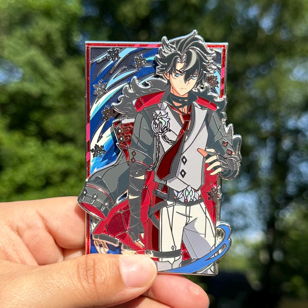 EXCL Wriothesley Genshin Impact Enamel Pin - Etsy