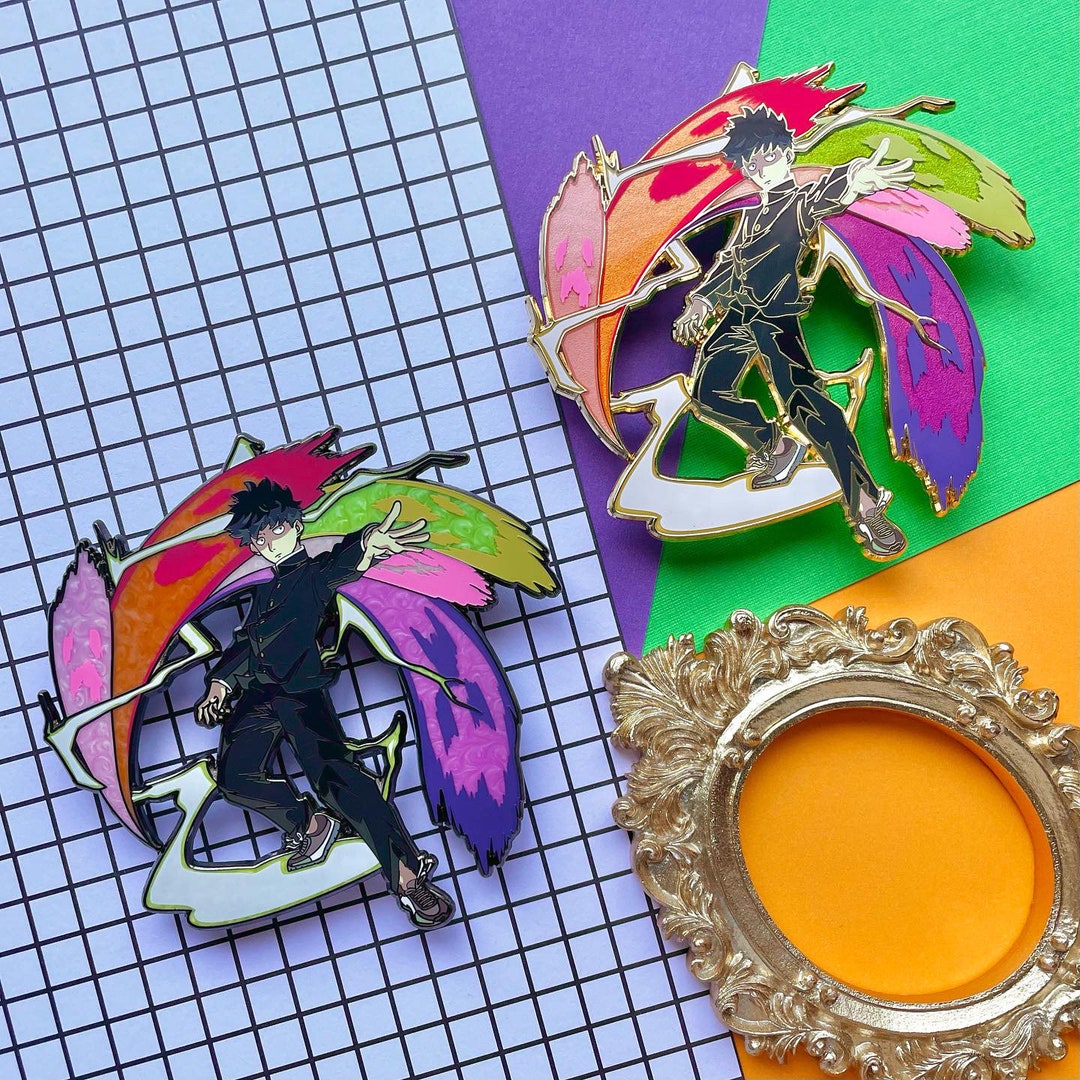 Mob Mp100 Mob Psycho 100 Shigeo Kageyama Enamel Pin - Etsy