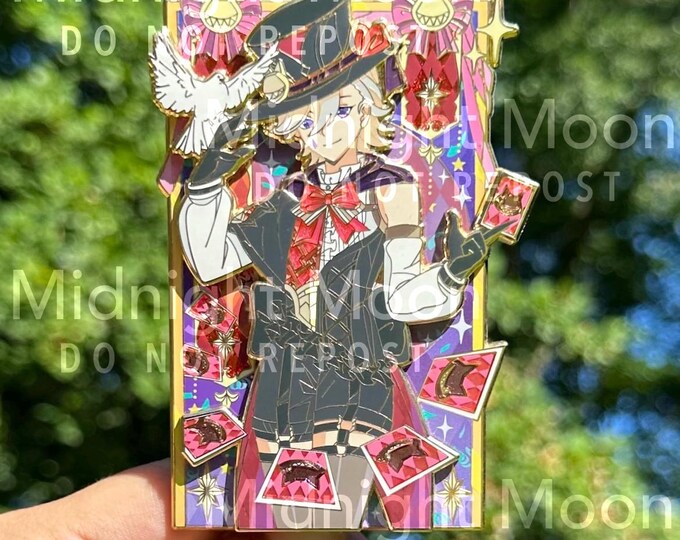 Genshin Impact Lyney Enamel Pin • - Etsy