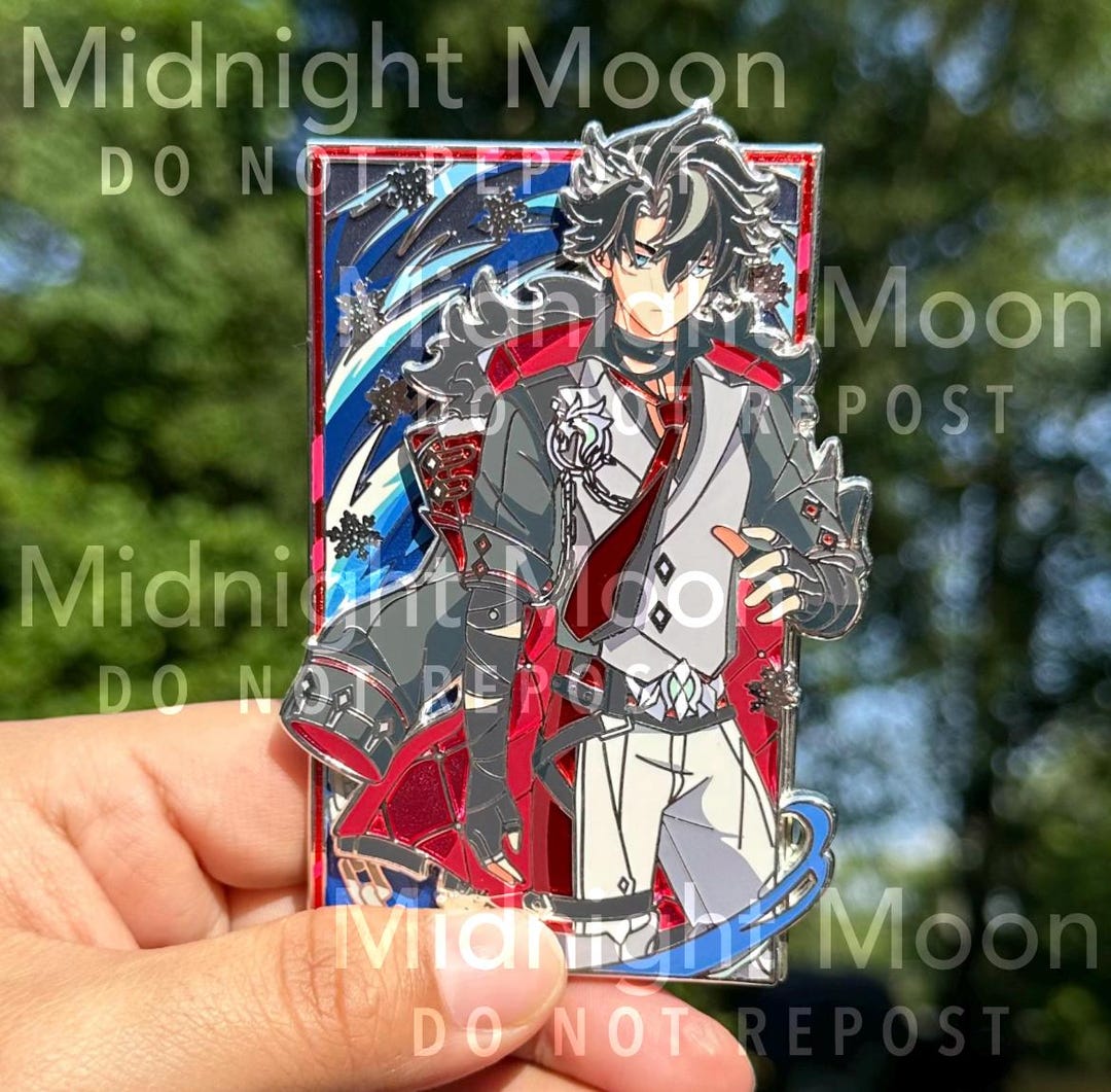Wriothesley Genshin Impact Enamel Pin (CLR) - Etsy