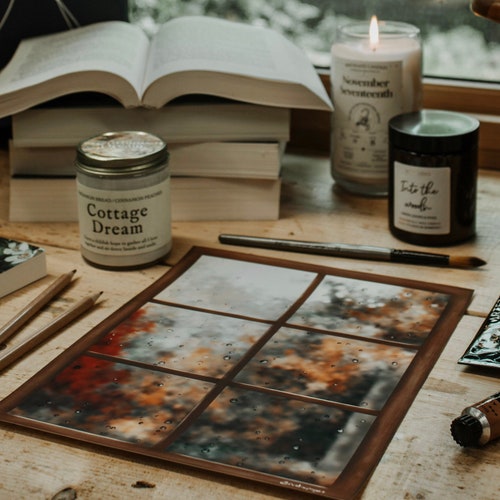 Rainy Summer Window Print - Etsy