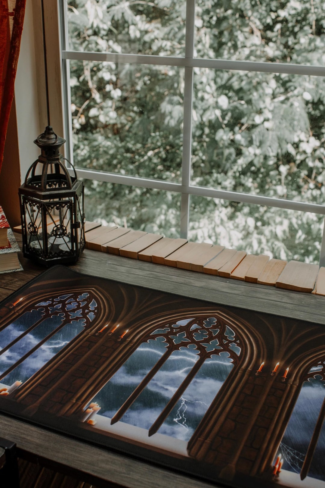 Cathedral Thunderstorm Desk Mat - Etsy