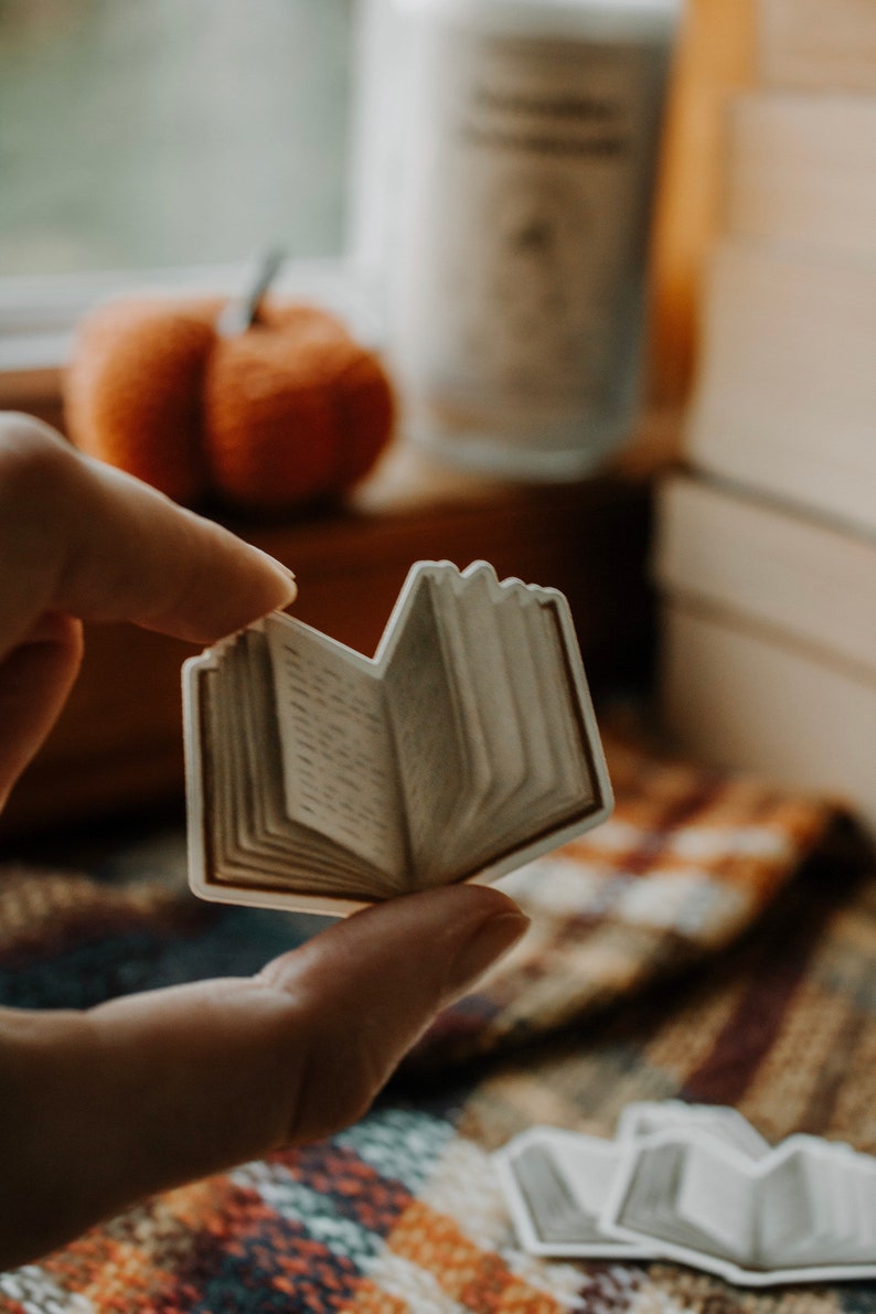 Open Book Sticker - Etsy