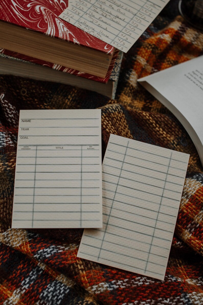 25 Books in 2025 Goal | Library Card Reading Log Tracker Bookmark - Etsy