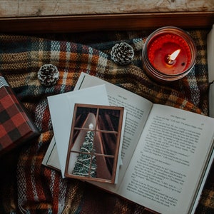 Christmas Card | Holiday Window Blank Greeting Card Set | Envelopes ...