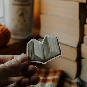 Open Book Sticker - Etsy