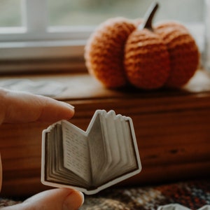 Open Book Sticker - Etsy