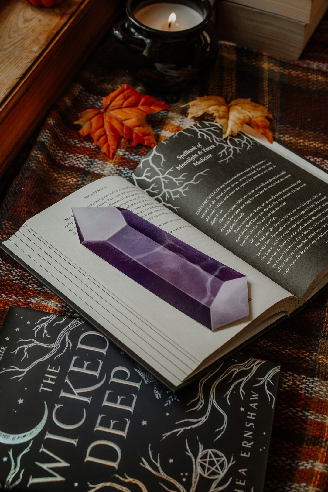 Amethyst Crystal Bookmark - Etsy