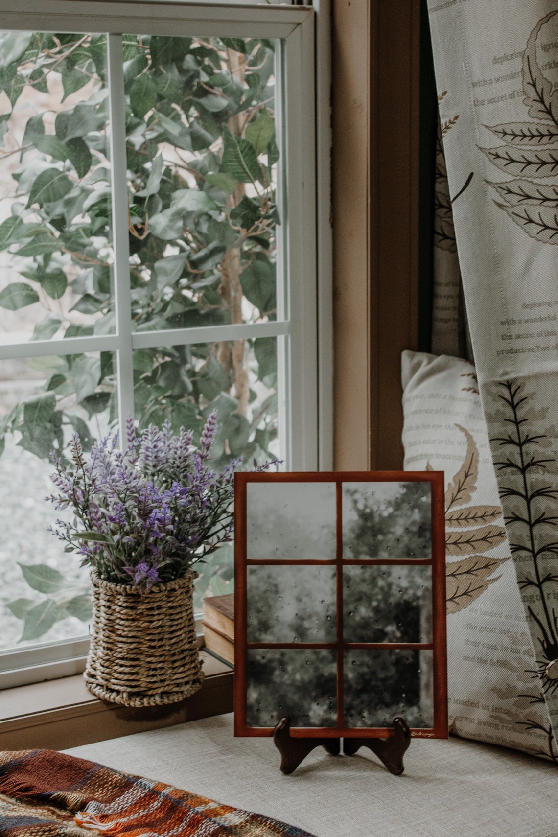 Rainy Summer Window Print | Etsy