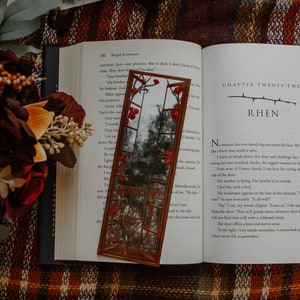 Rose Balcony Window Bookmark - Etsy