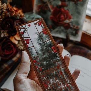 Rose Balcony Window Bookmark - Etsy