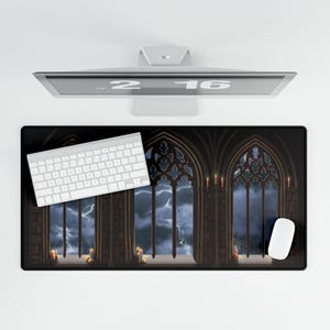 Cathedral Thunderstorm Desk Mat - Etsy