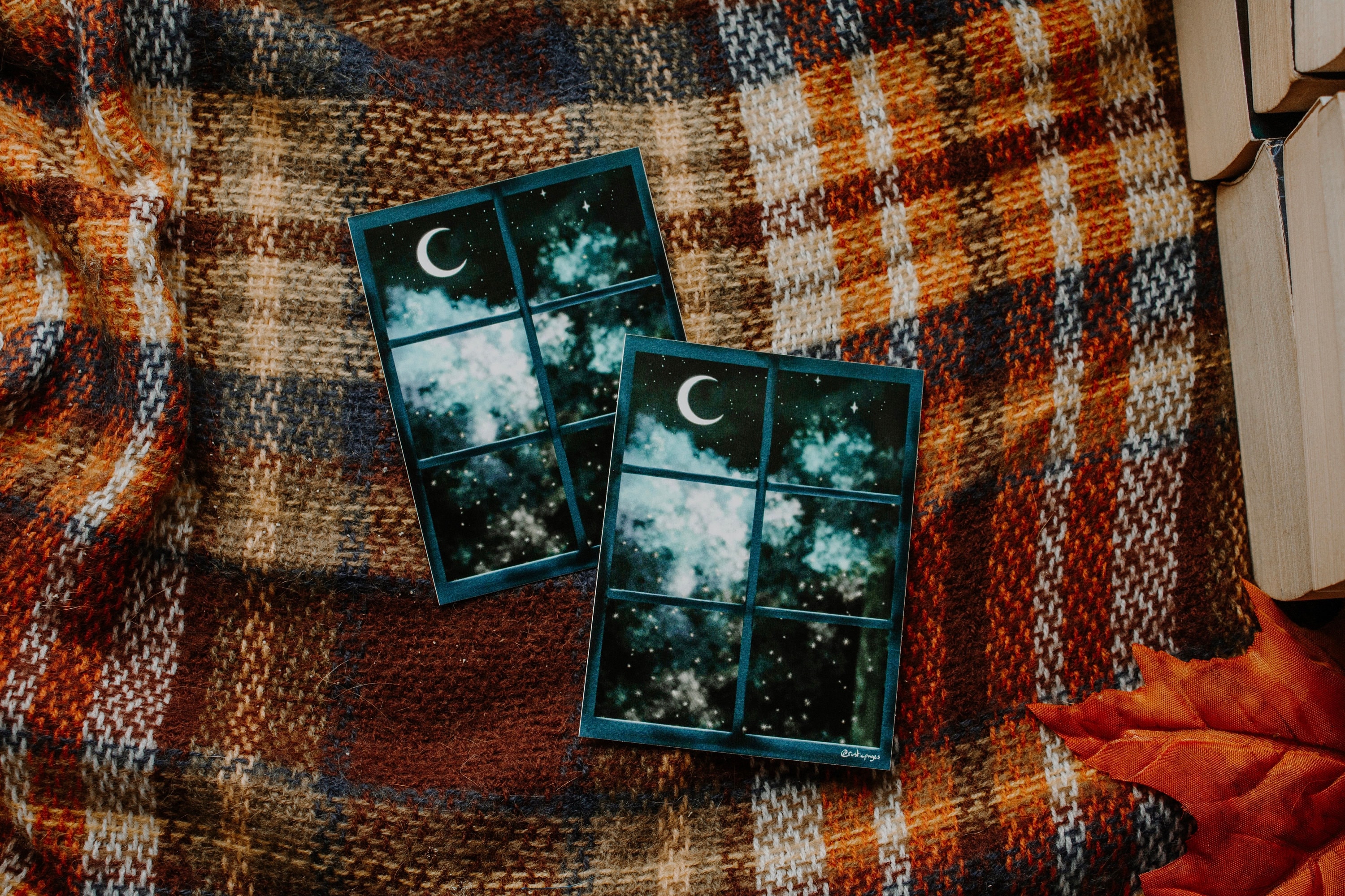 Night Sky & Fireflies | Celestial Window Sticker - Etsy