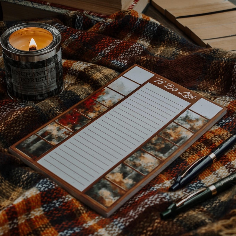 Fall Notepad With Lines - Etsy