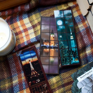 New York Skyline | Rainy Window Bookmark - Etsy