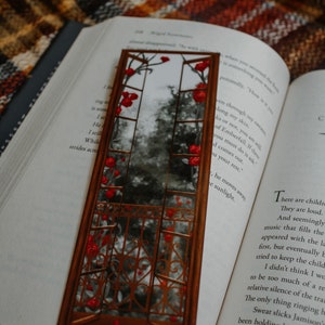 Rose Balcony Window Bookmark - Etsy