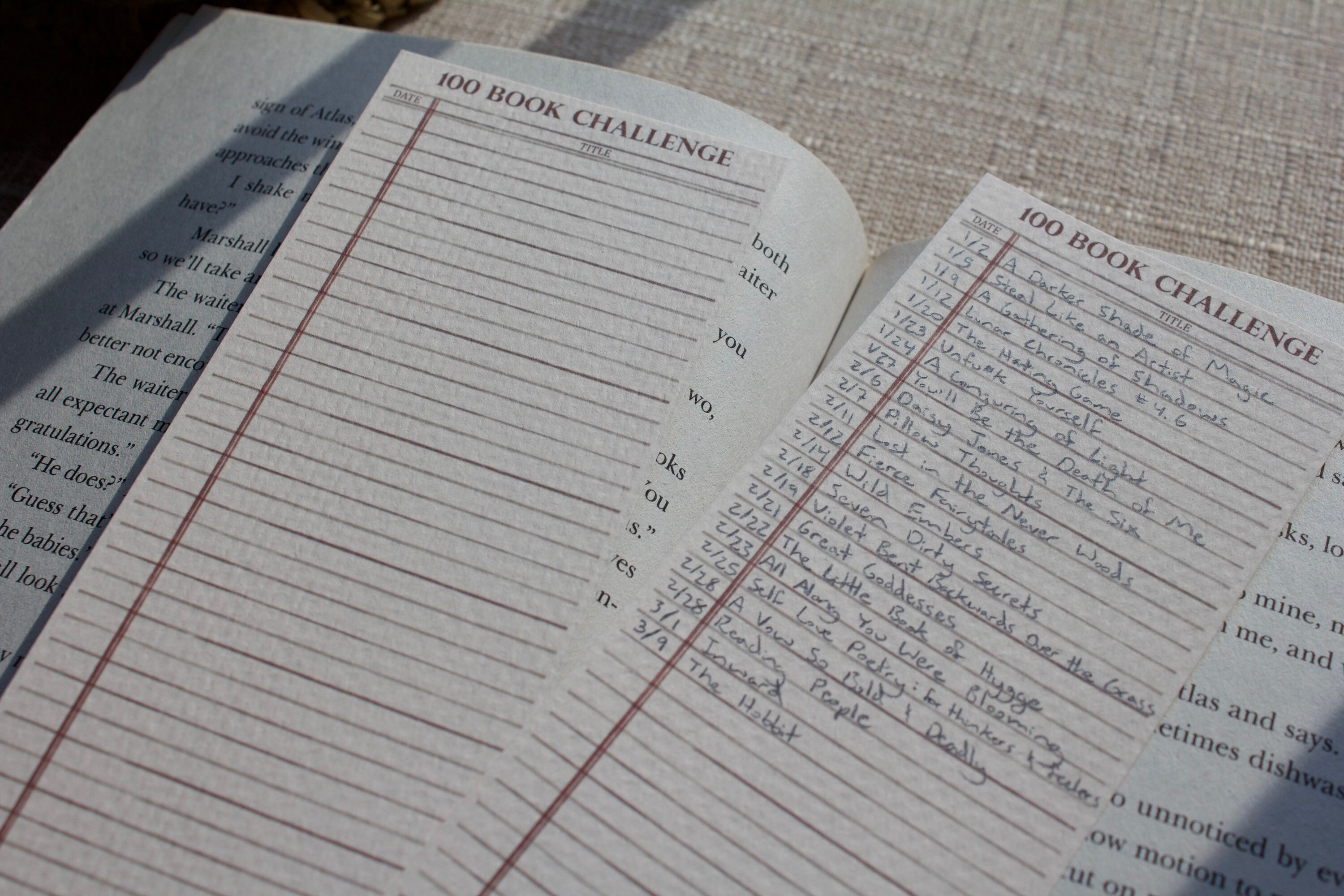 100 Book Challenge Library Card | Reading Log Tracker Bookmark - Etsy