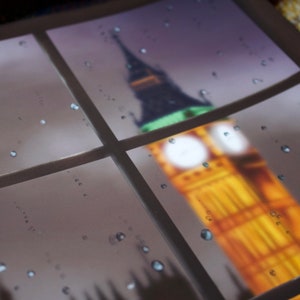 London England Big Ben | Rainy Window Print - Etsy
