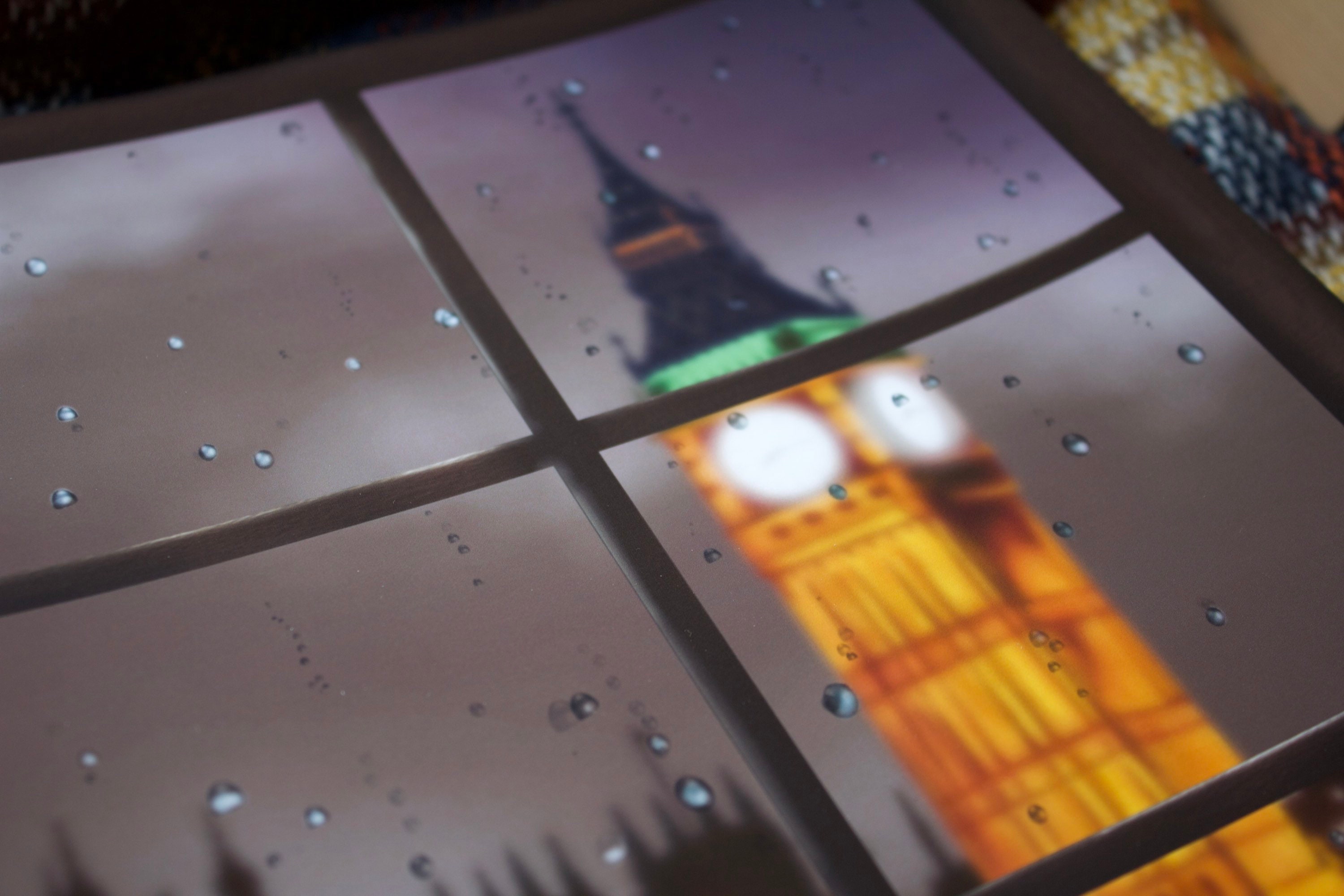 London England Big Ben | Rainy Window Print - Etsy
