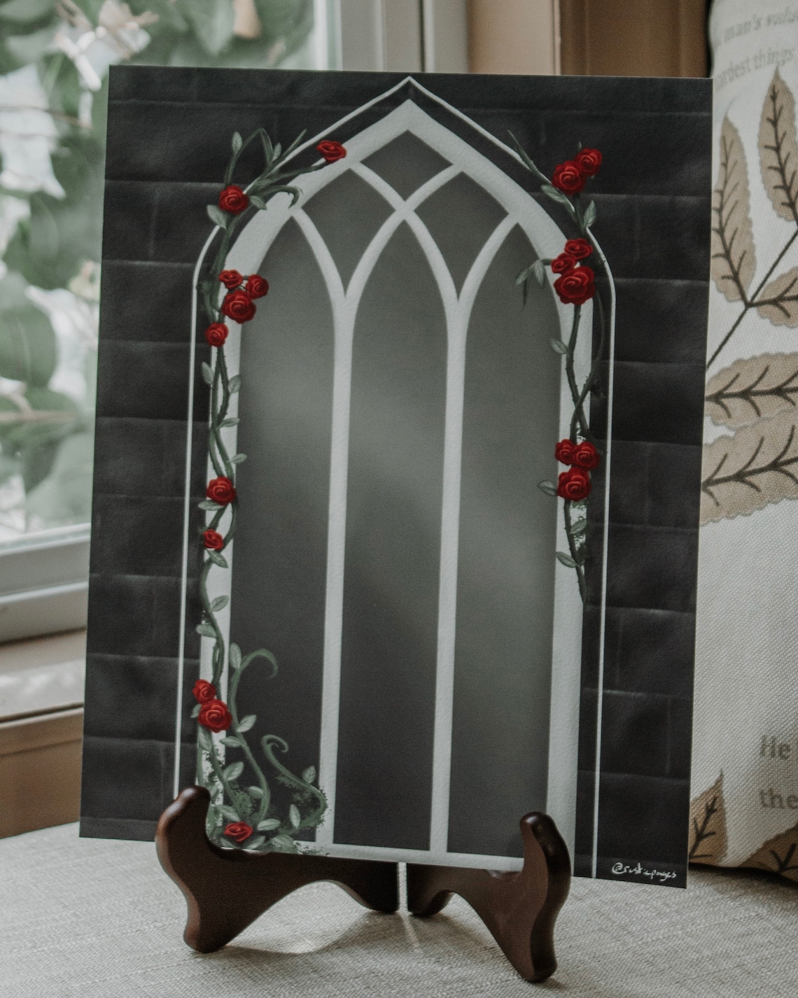 Gothic Rose Window Print - Etsy