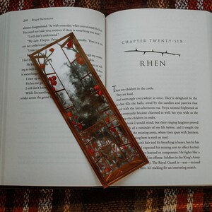 Rose Balcony Window Bookmark - Etsy