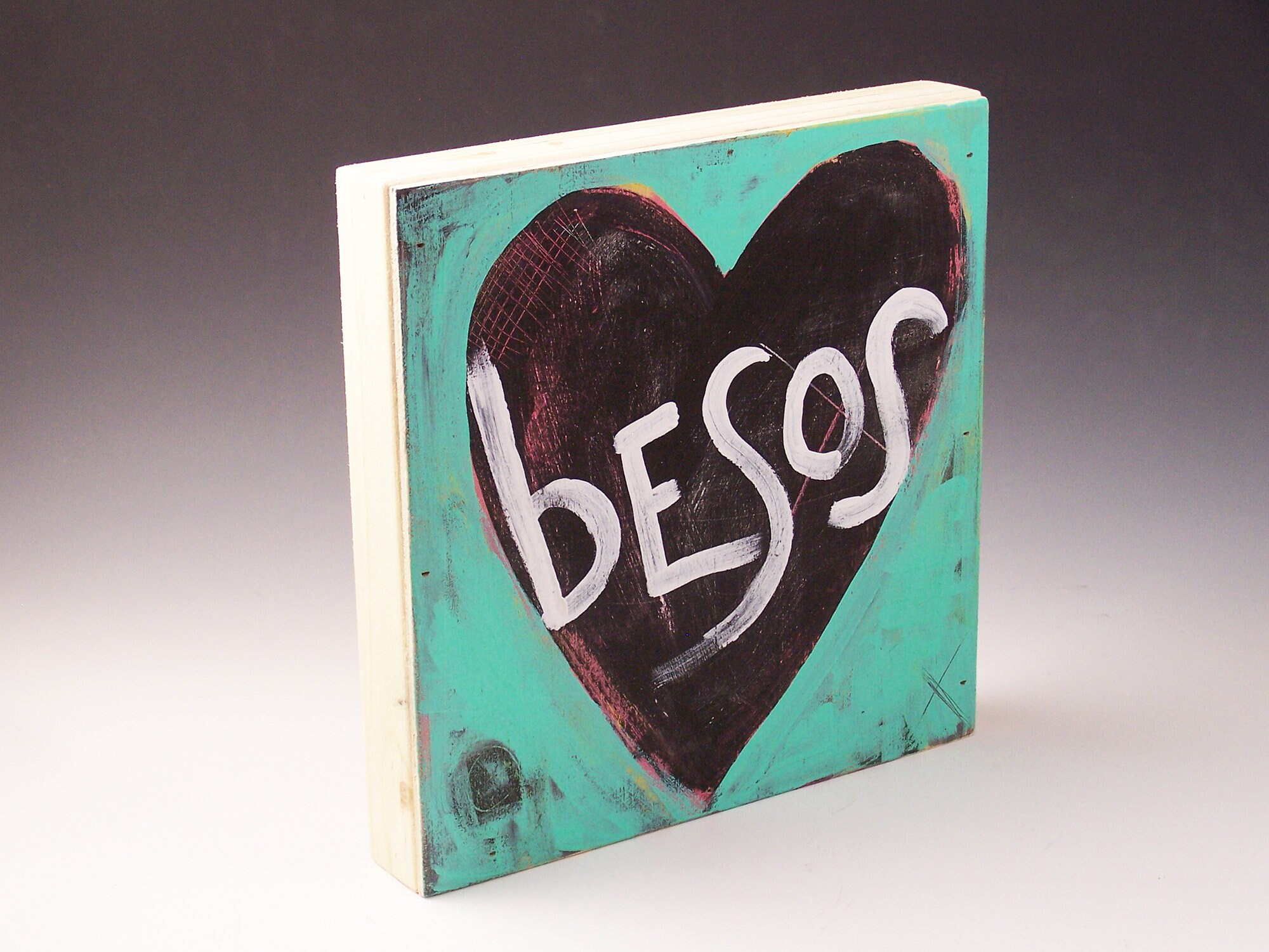 BESOS Painted Sign Graffiti Art Sign Art Graffiti Wall Art - Etsy
