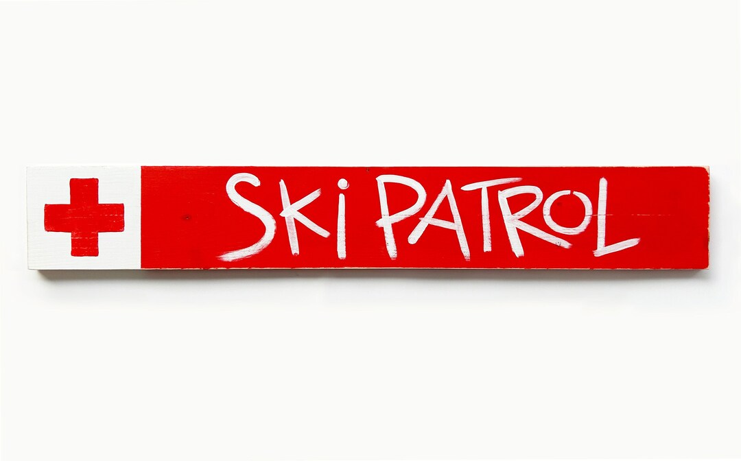 CUSTOM SKI TRAIL Sign Ski Patrol Sign, Ski Mountain Wood Sign ...