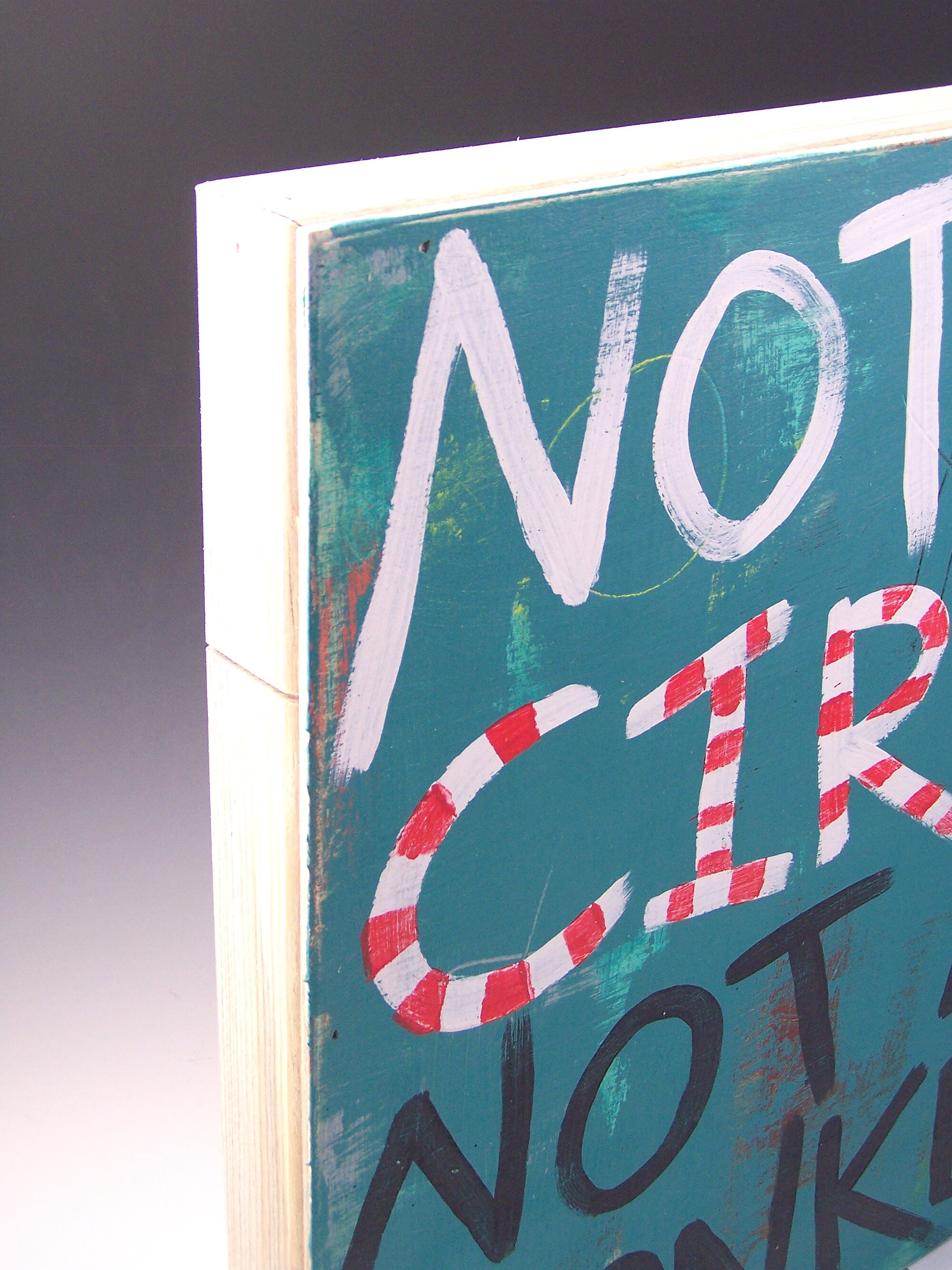 NOT MY CIRCUS Not My Monkeys Painted Sign, Graffiti Art, Sign Art ...