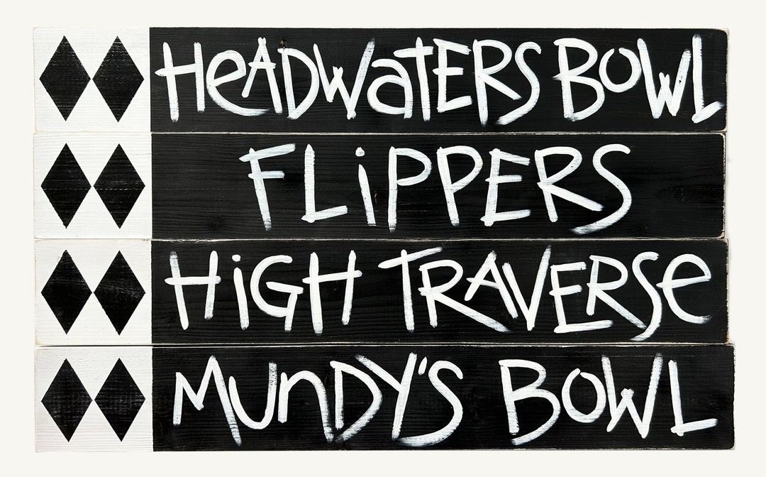 CUSTOM SKI TRAIL Sign Double Black Diamond Expert Only Run, Ski ...