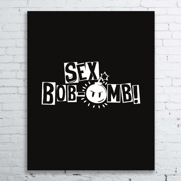 Sex Bob Omb Print Etsy Australia