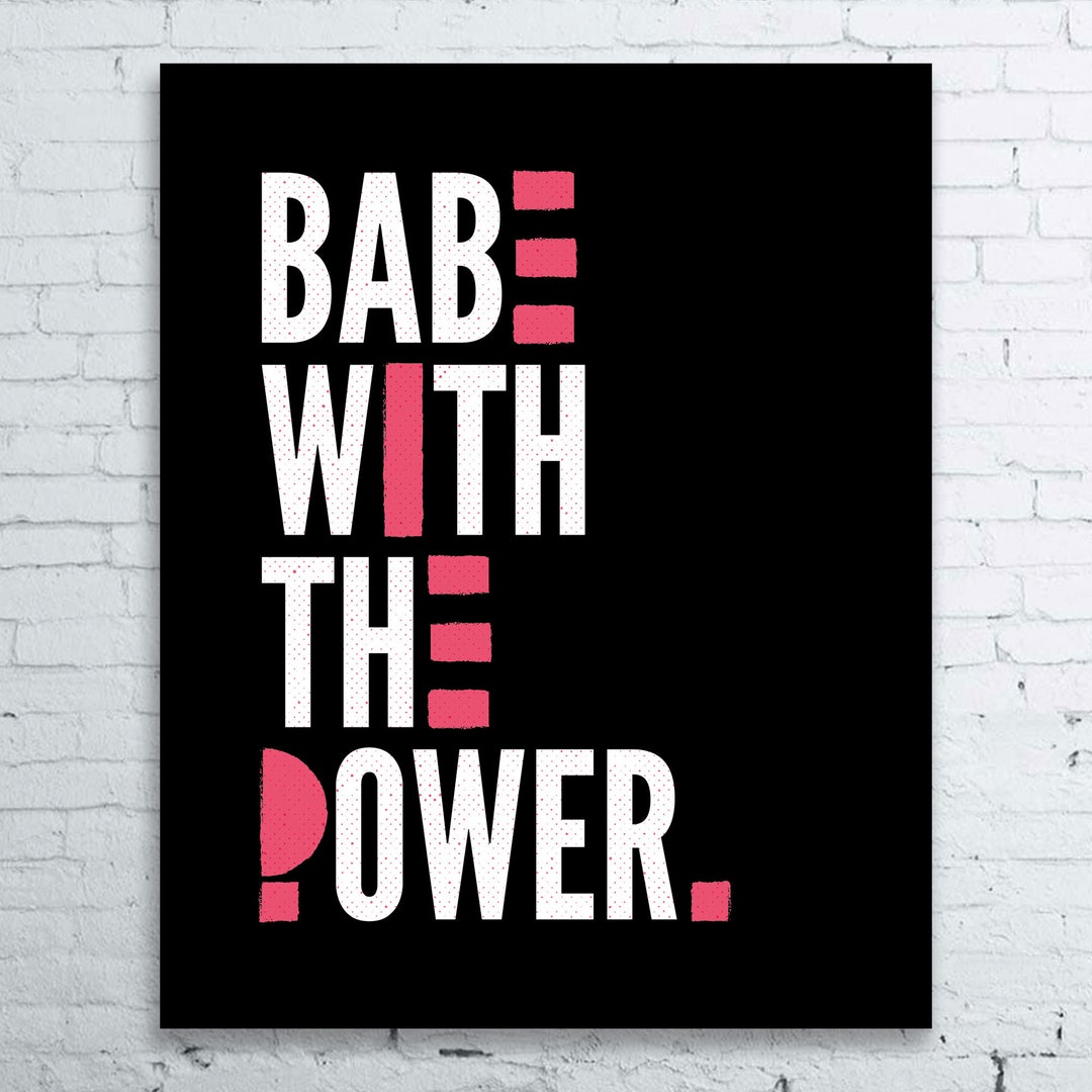 Digital Download Babe With the Power Labyrinth Poster Print - Etsy