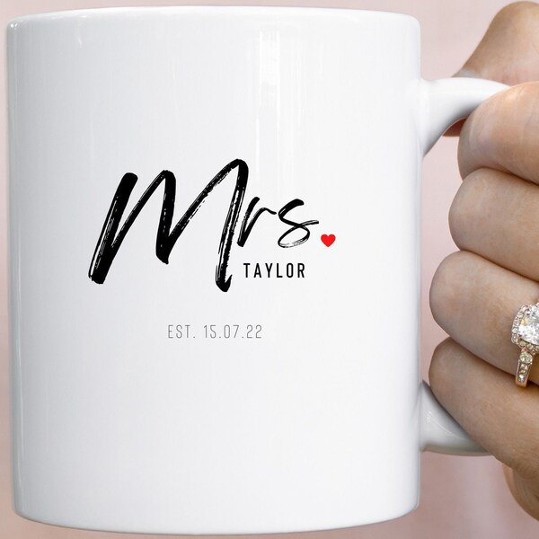 Mr and Mrs Mugs - Etsy