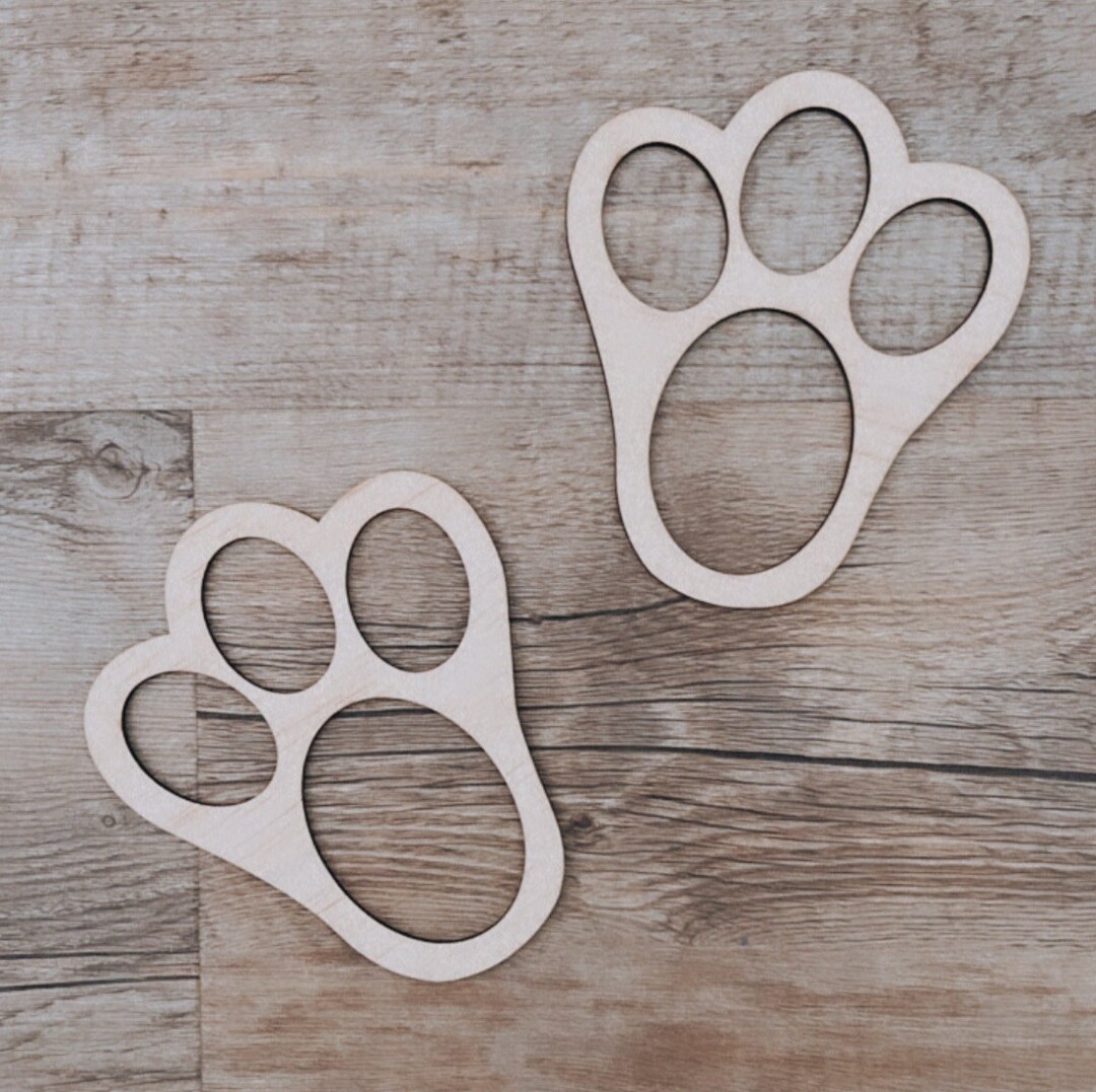 Easter Bunny Feet Stencils, Easter Bunny, Easter Bunny DIY, Easter ...