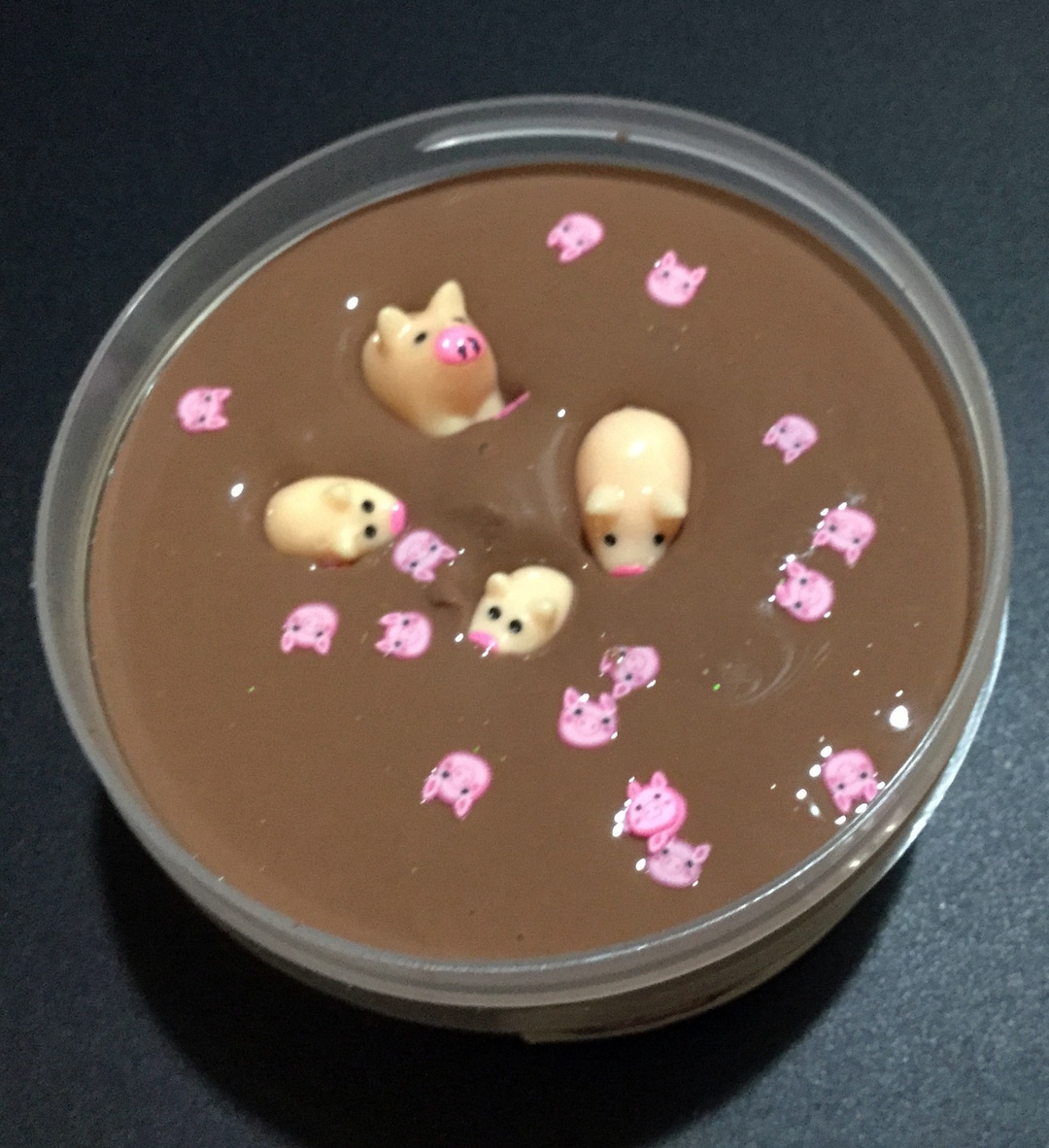 Pigs in Mud Slime – Chocolate Scented, Pig Charms - Etsy