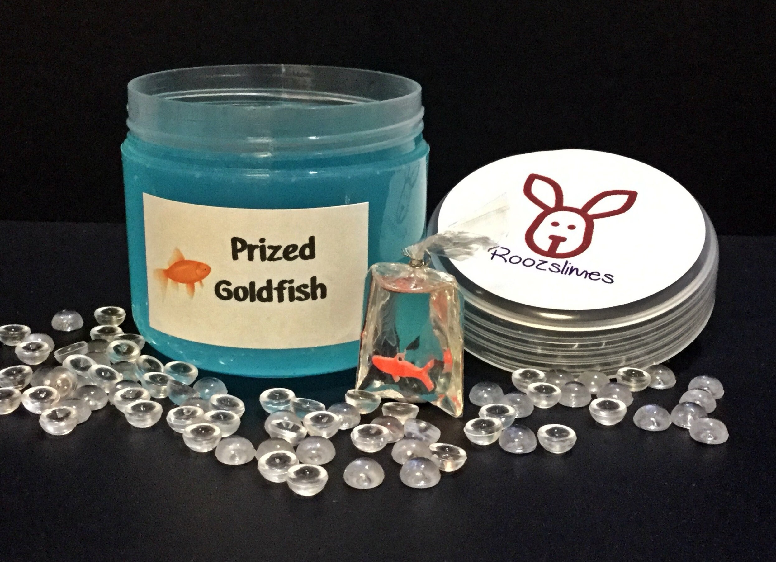 Prized Goldfish - Clear Blue Slime With an Adorable Goldfish Charm and ...