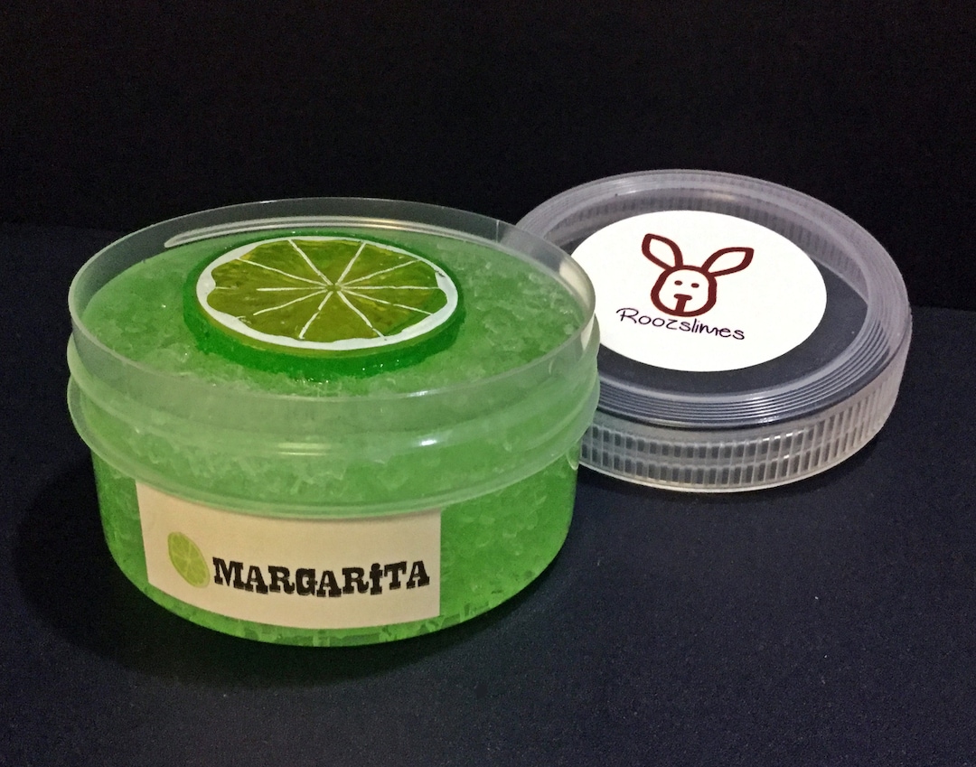 Margarita Crunchy Slime – Lime Scented, With Sugar Beads and a Lime ...