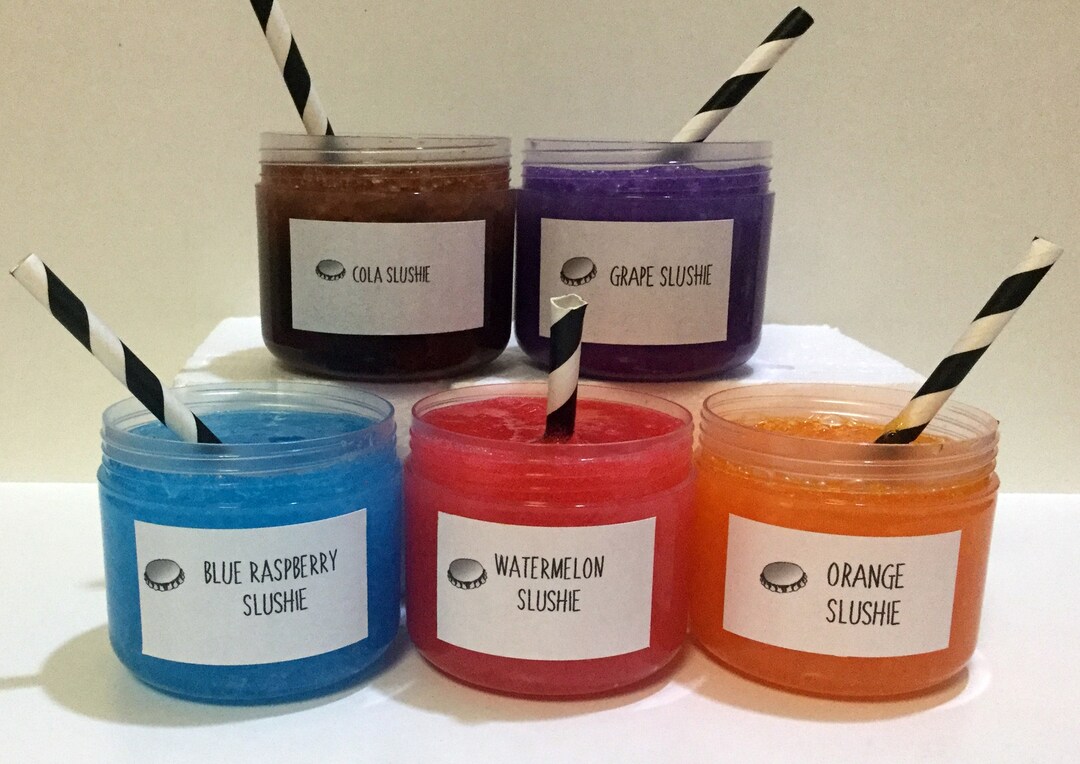 Slushie Collection - Crunchy Slime in Traditional Slushie Flavours ...