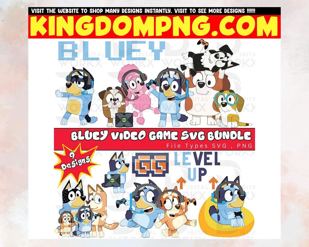 Bluey SVG Bundle Bluey Cut Files for Cricut Bluey Svg - Etsy