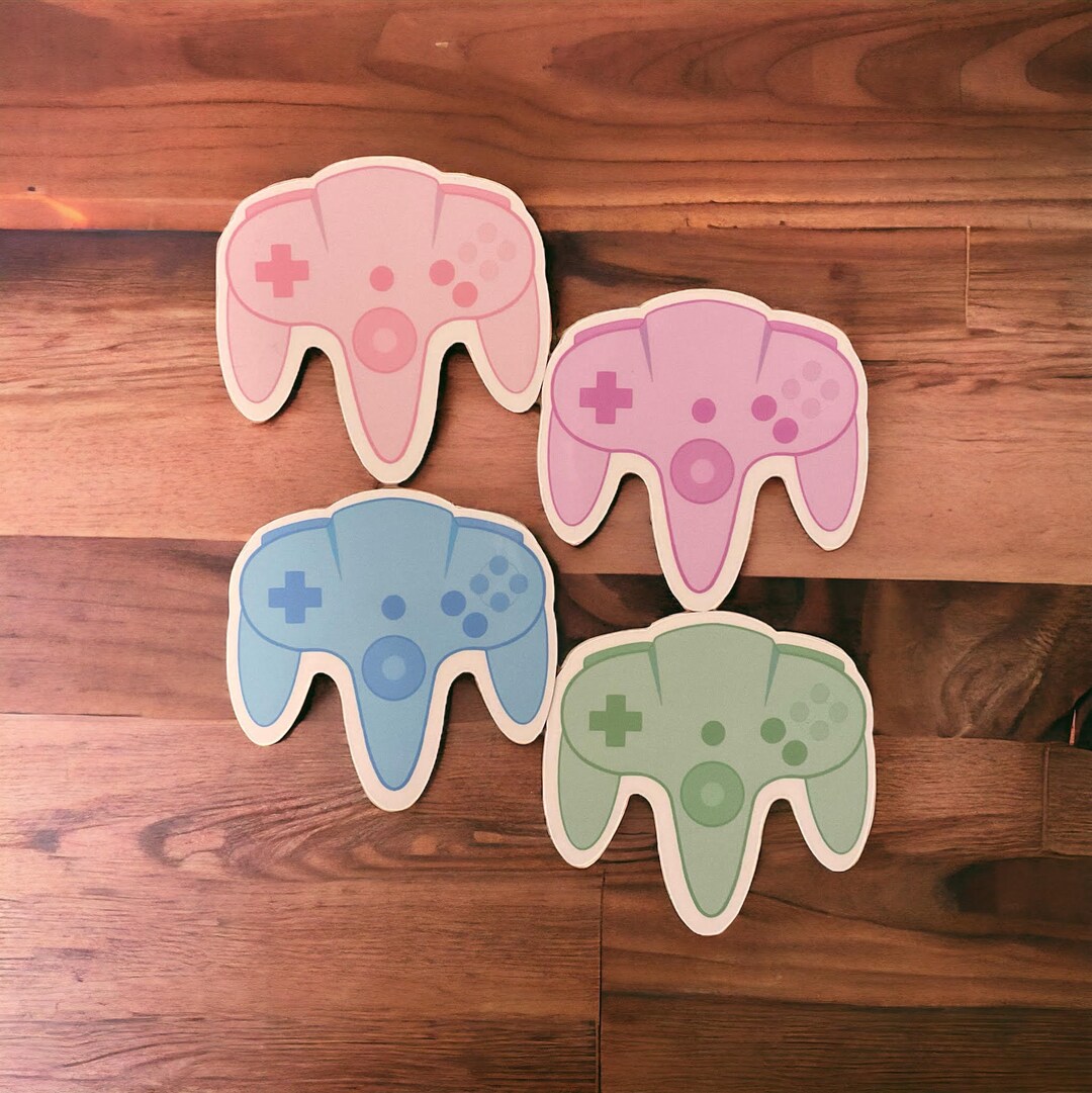 N64 Pastel Controller Sticker - Etsy