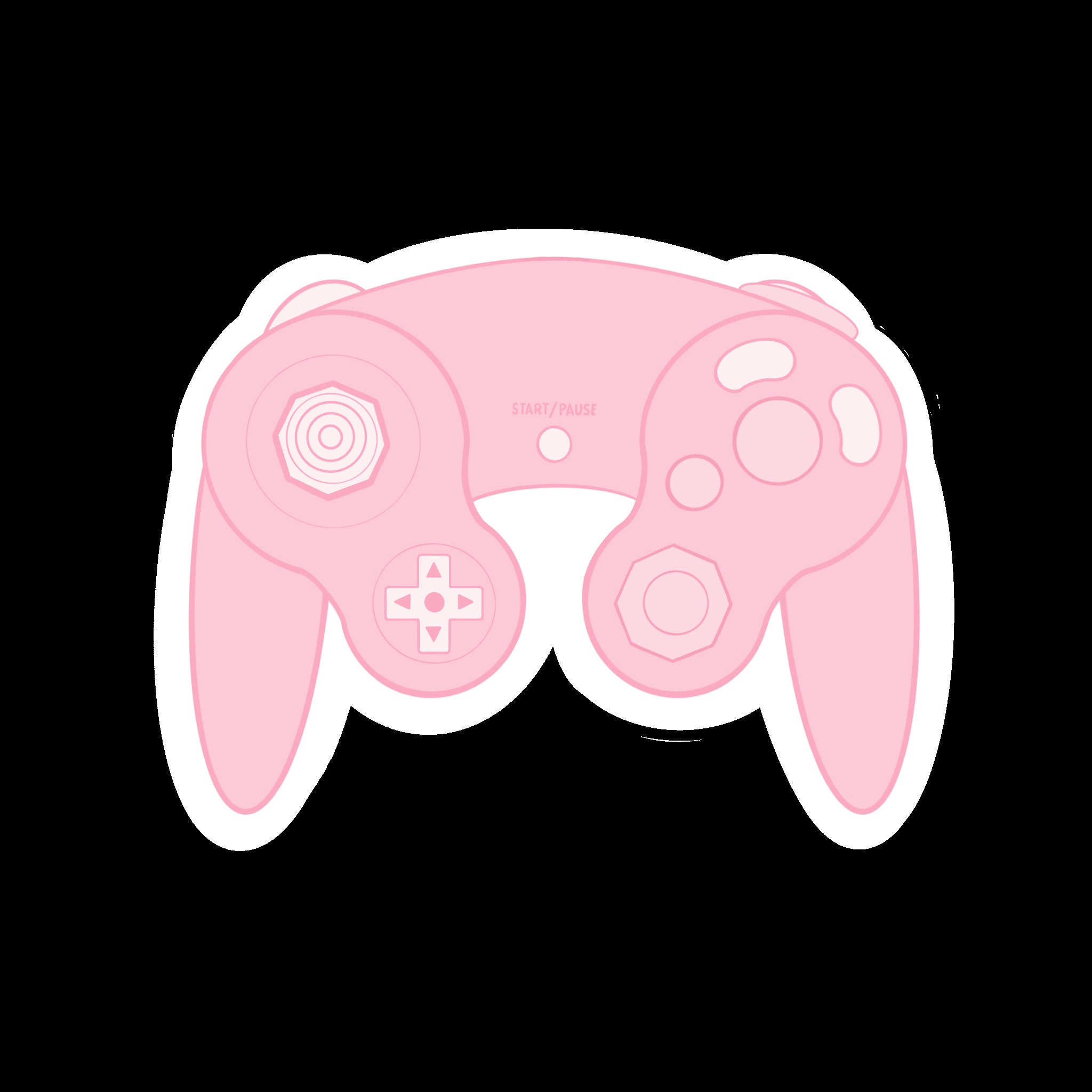 Pastel Gamecube Controller Sticker - Etsy