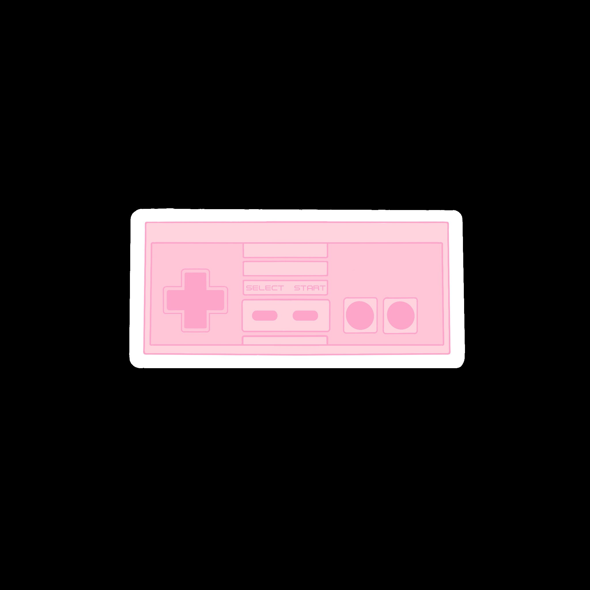 NES Pastel Controller Sticker - Etsy