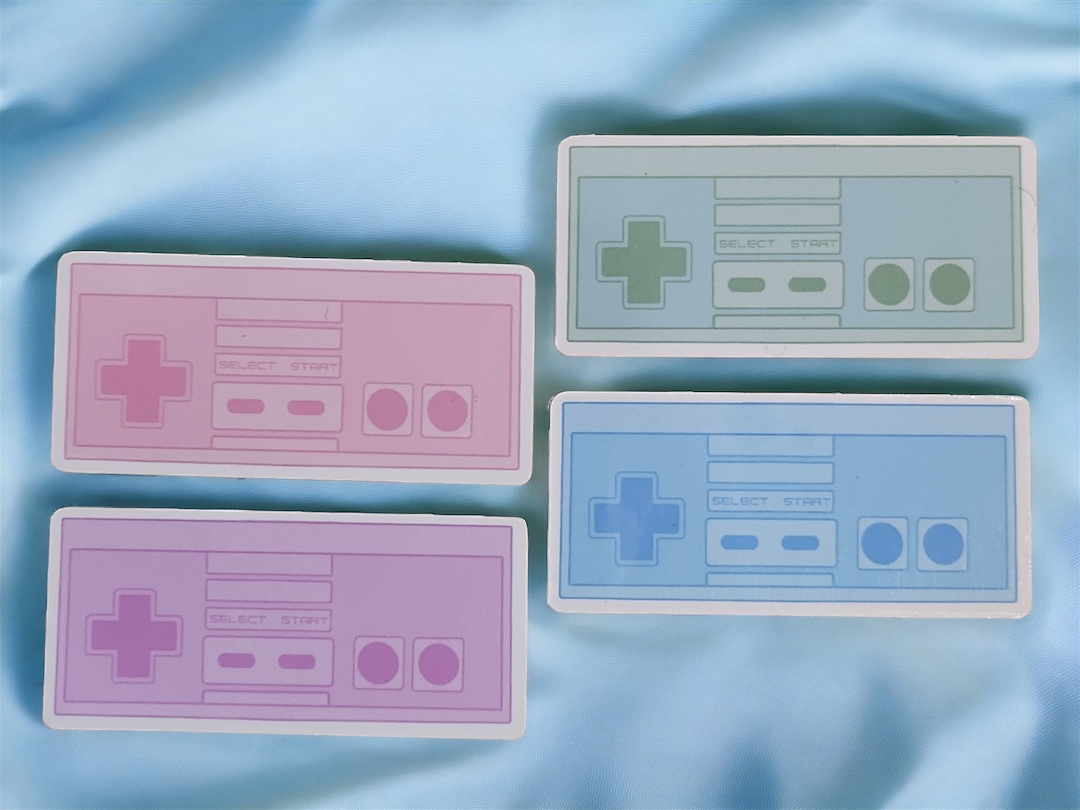 NES Pastel Controller Sticker - Etsy