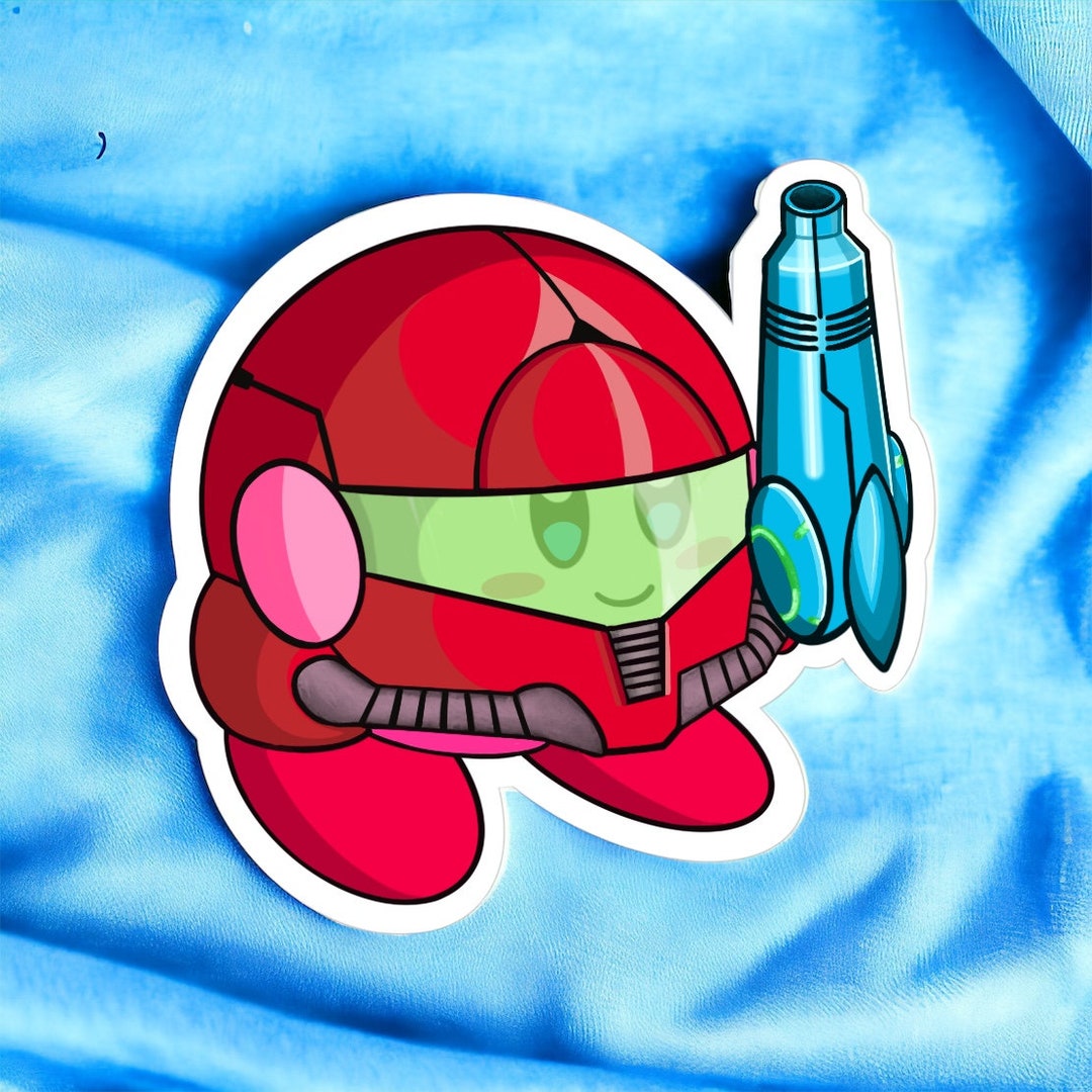 Kirby Samus Sticker - Etsy