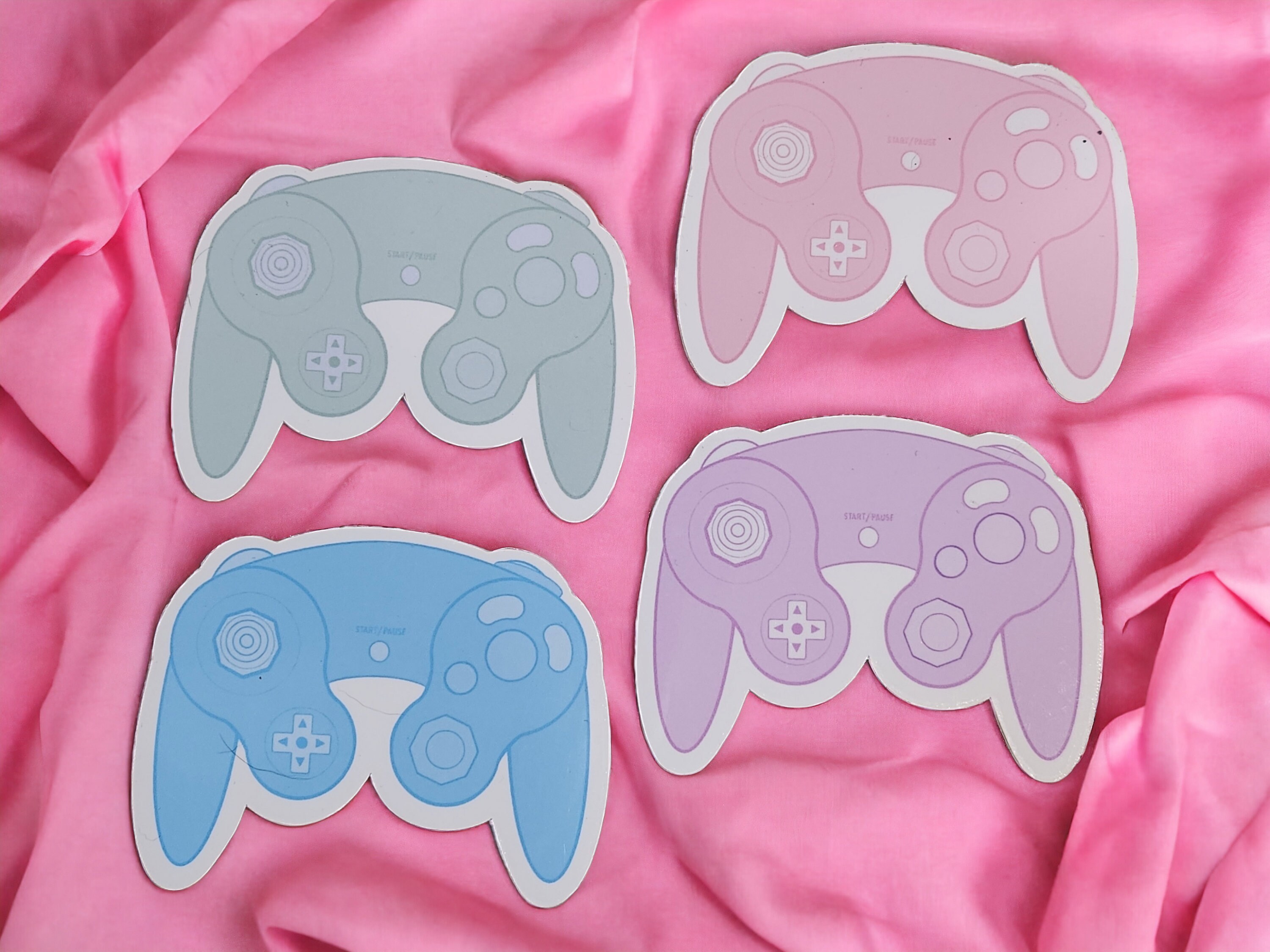 Pastel Gamecube Controller Sticker - Etsy