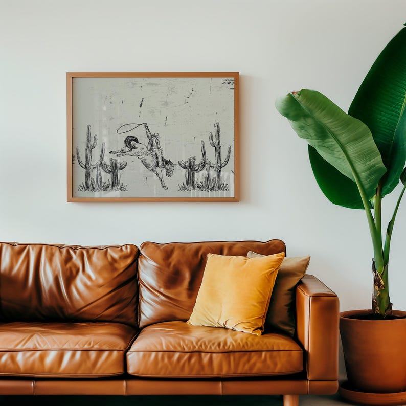 Western Wall Art | Cowboy Print | Home Decor | Rustic Decor |digital ...