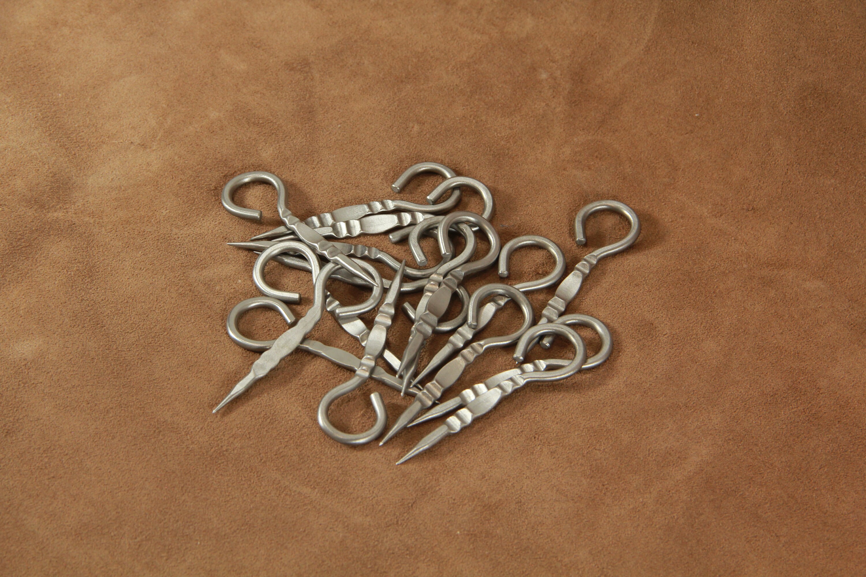 Grill Pins: Hand Forged Stainless Steel Bacon Wrapping BBQ Accessory - Etsy