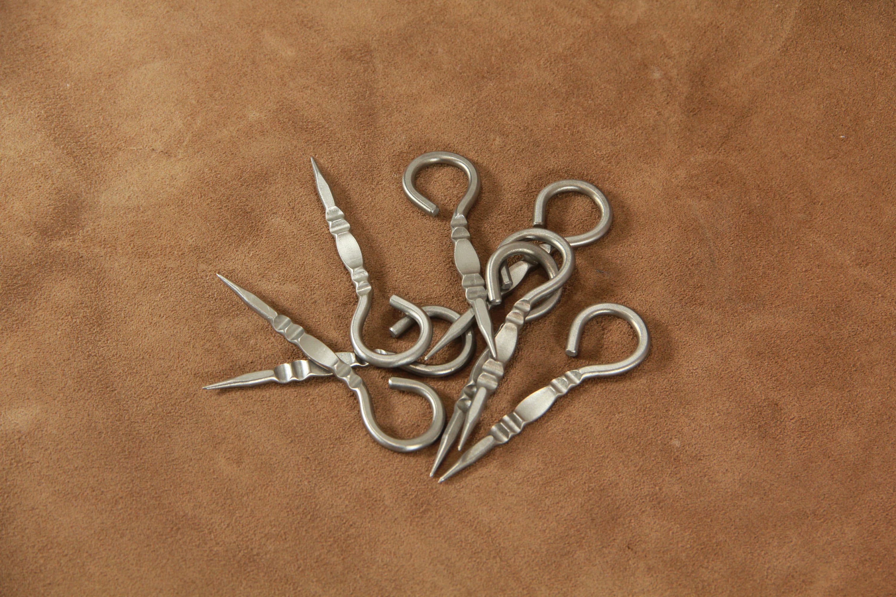 Grill Pins: Hand Forged Stainless Steel Bacon Wrapping BBQ Accessory - Etsy