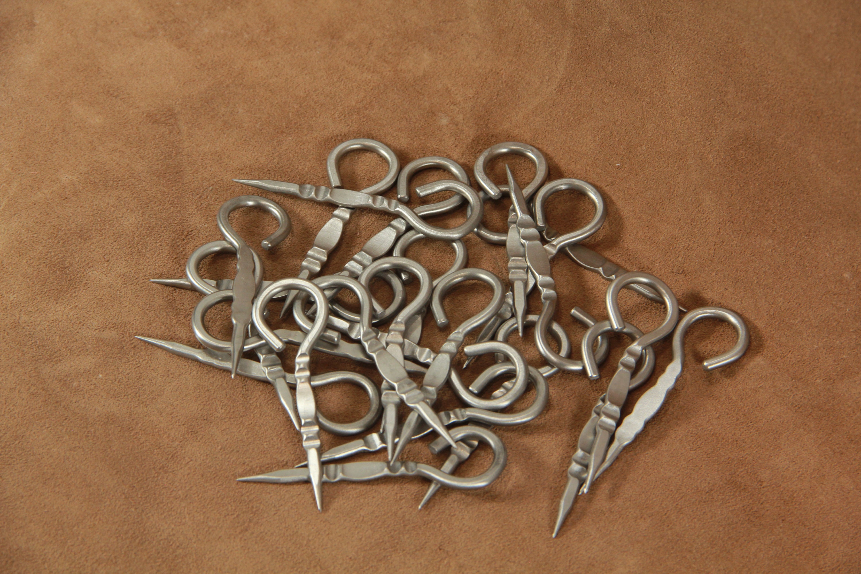 Grill Pins: Hand Forged Stainless Steel Bacon Wrapping BBQ Accessory - Etsy